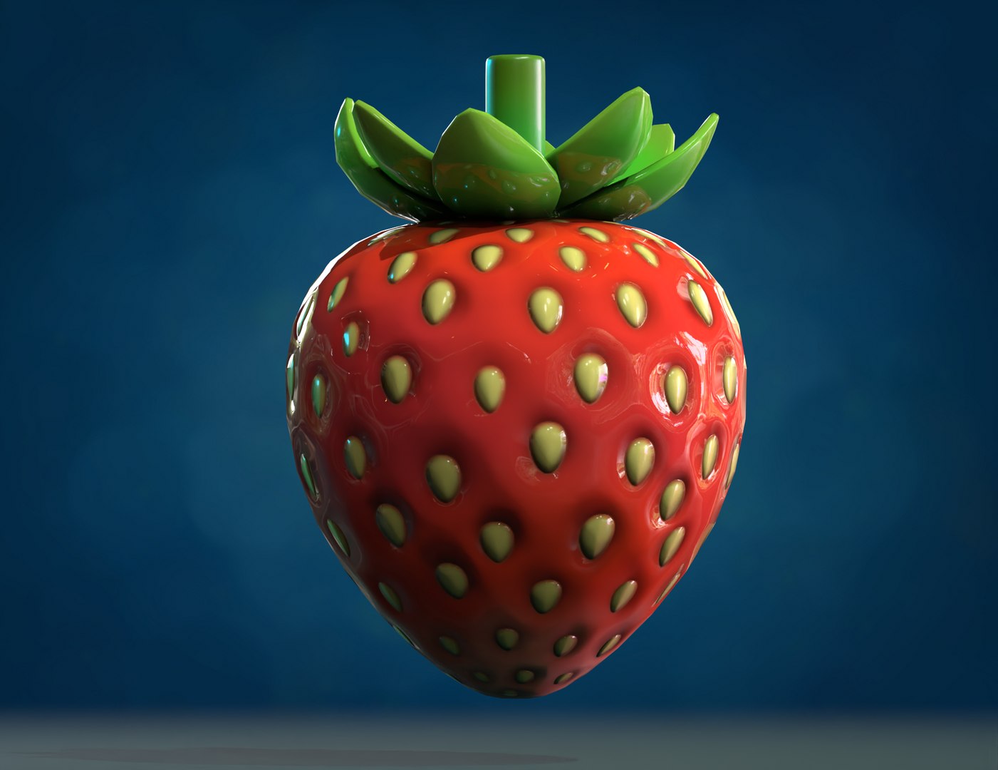 Strawberry One 3D Model - TurboSquid 2135445