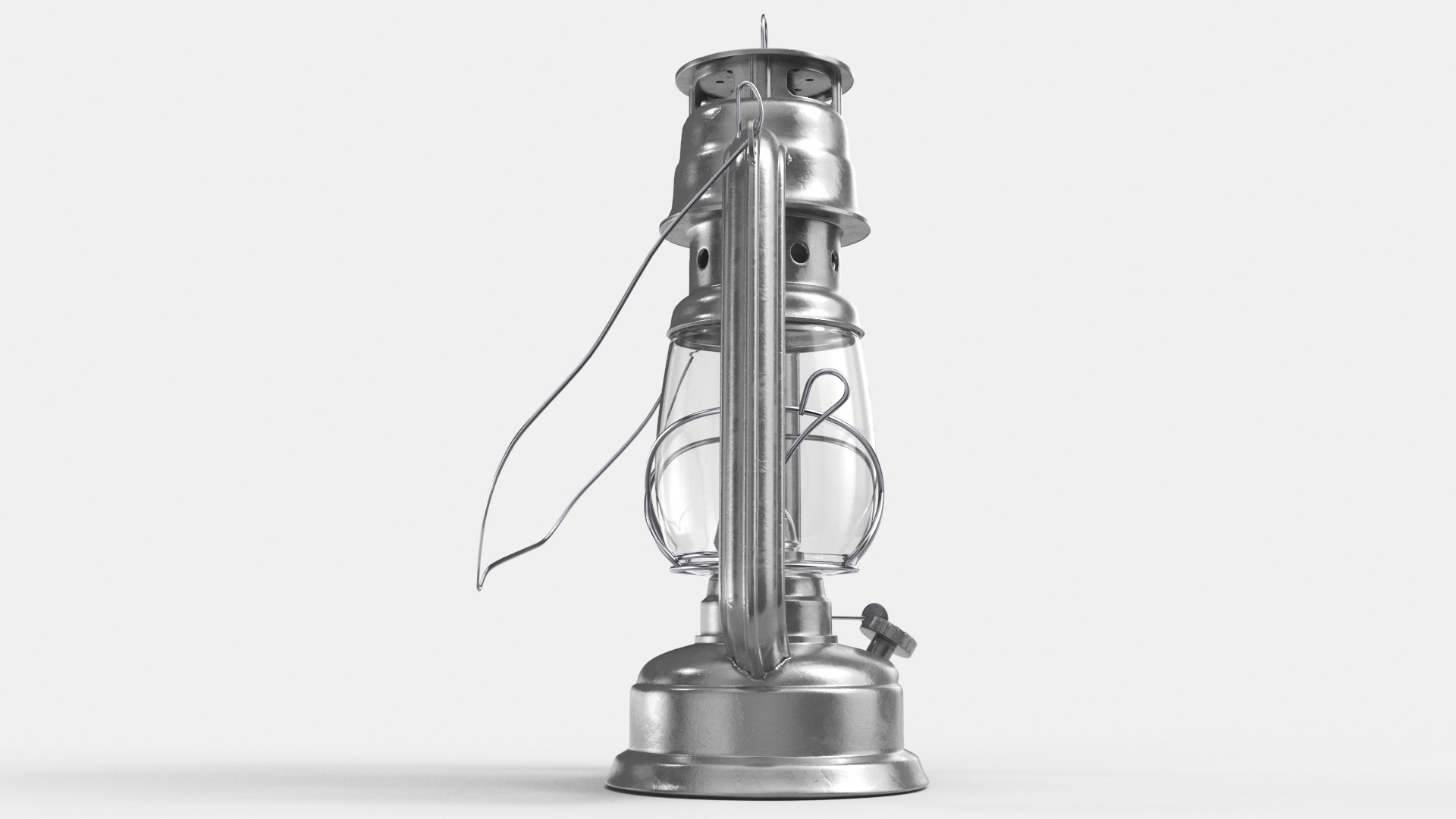 3D Oil Lamp Grey - PBR - TurboSquid 2155599