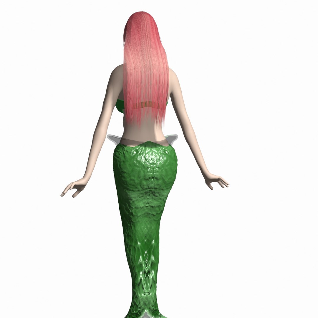 3D Mermaid Model - TurboSquid 1356170