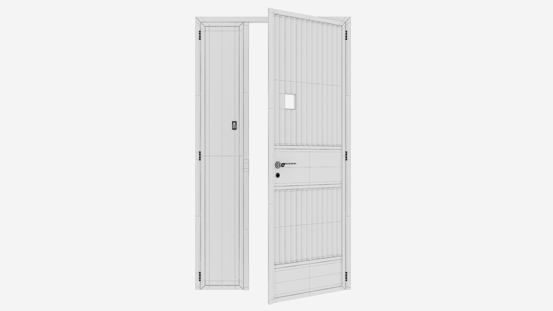 Aluminium Door 39 Model - TurboSquid 2012538
