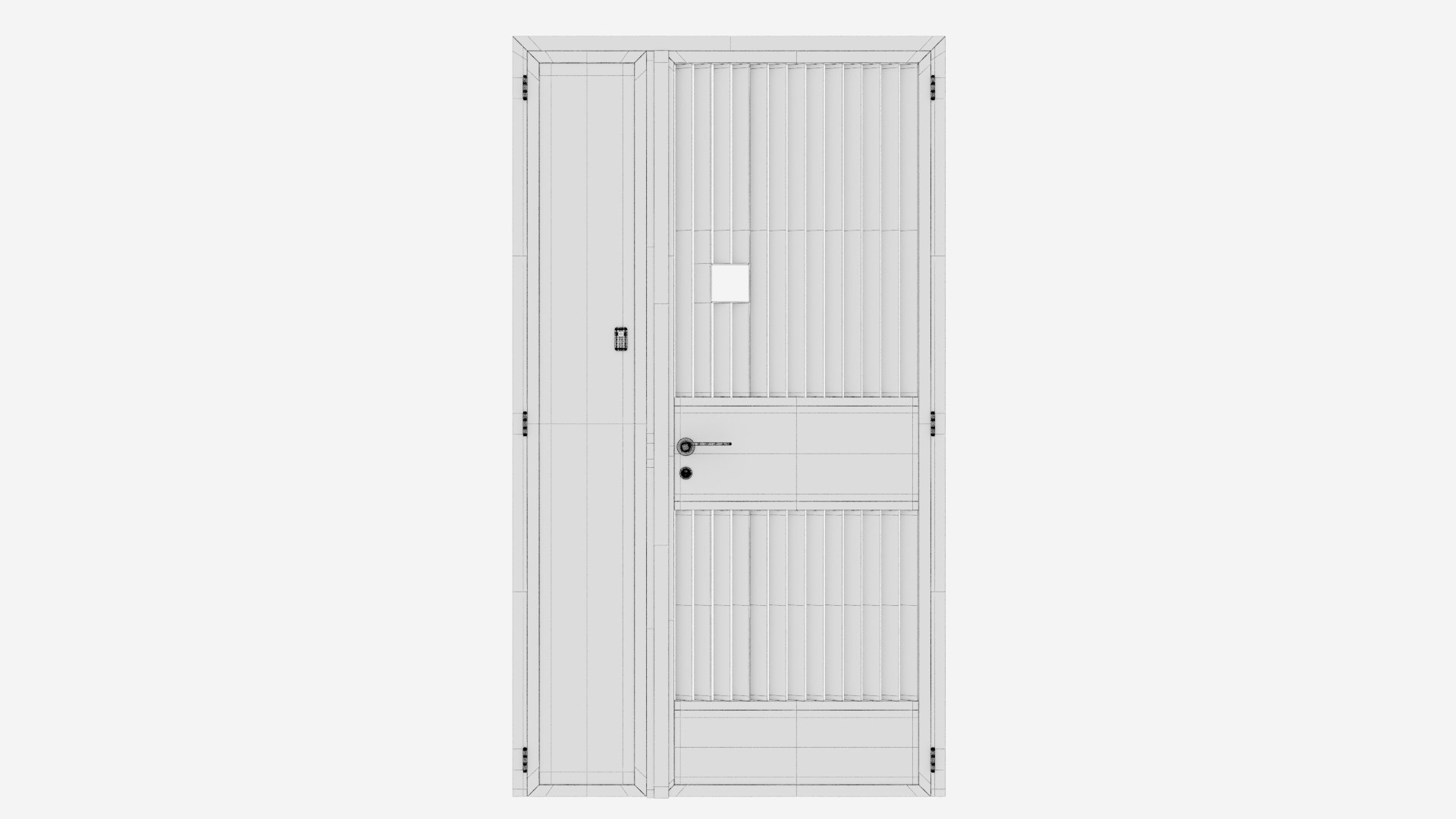 Aluminium Door 39 Model - TurboSquid 2012538