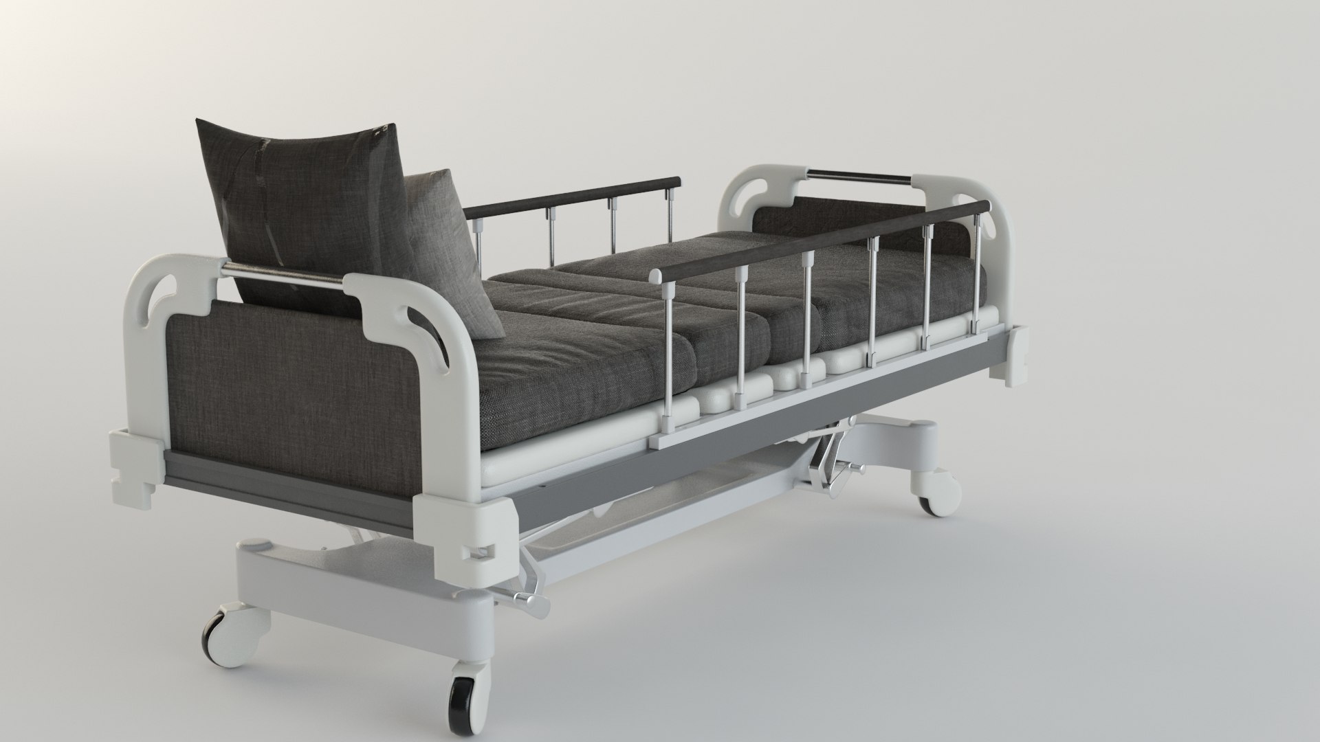 3D Hospital Bed Model - TurboSquid 1441115