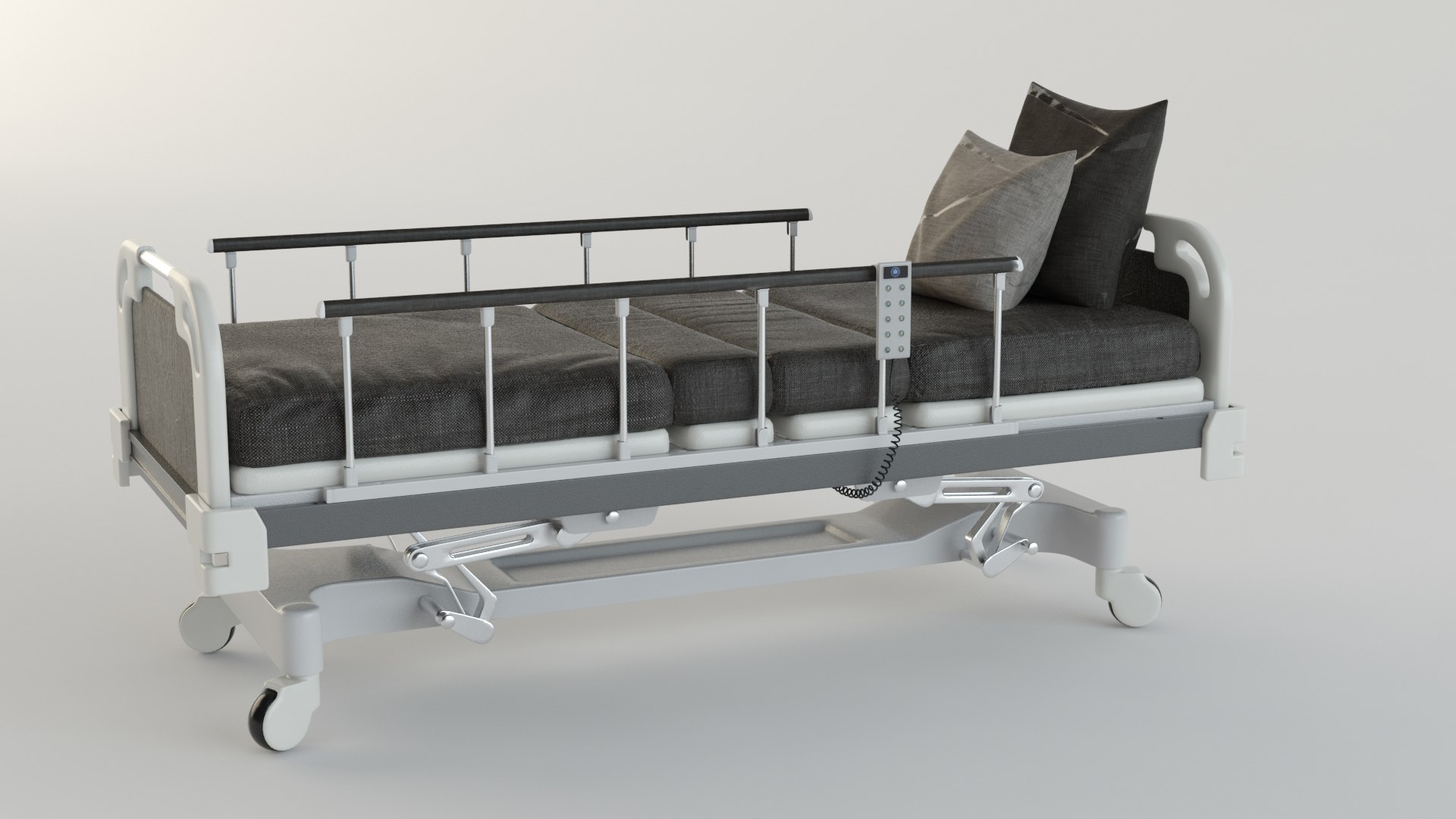 3D Hospital Bed Model - TurboSquid 1441115