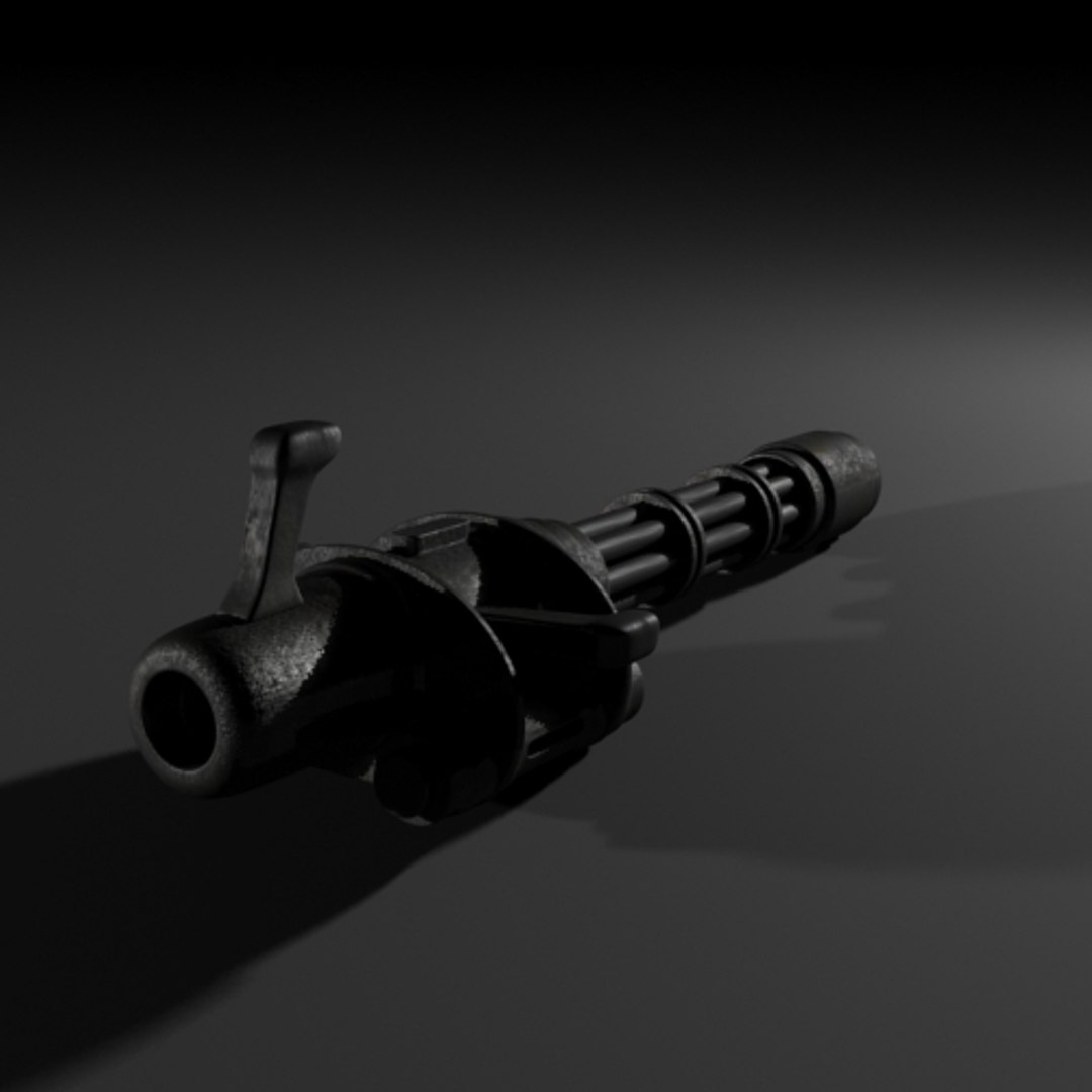 Mini Gun 3d Model