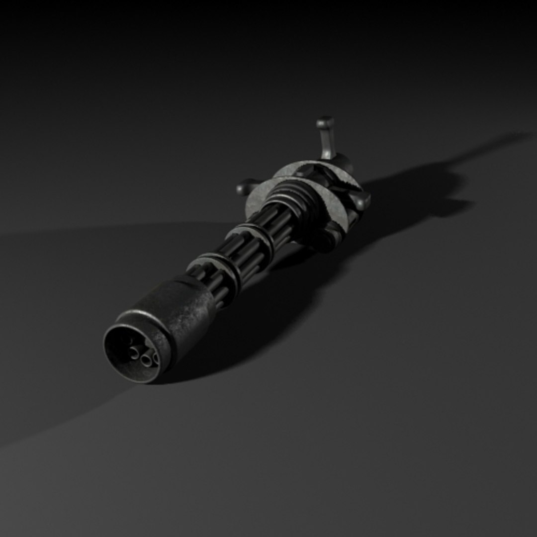 Mini Gun 3d Model