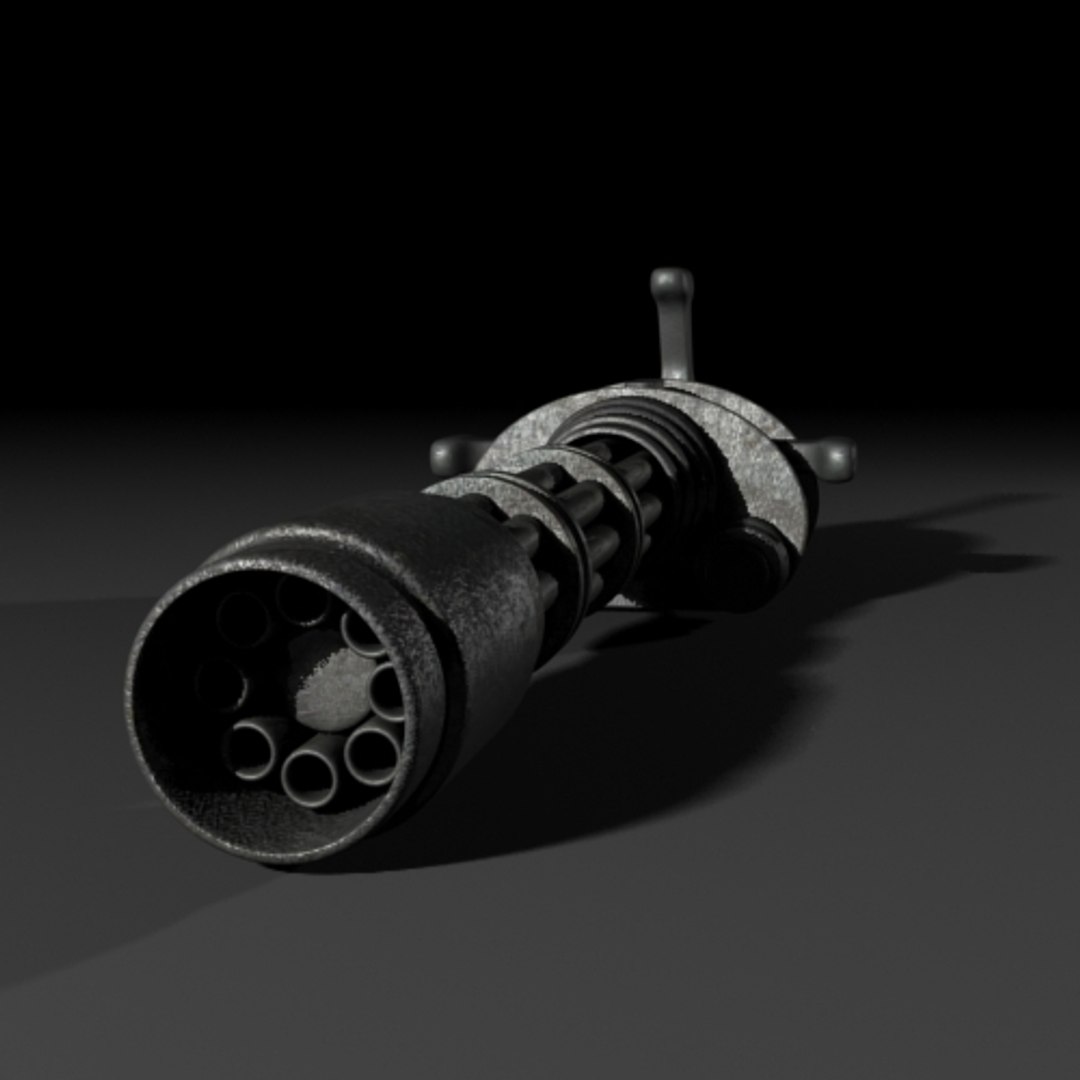 Mini Gun 3d Model