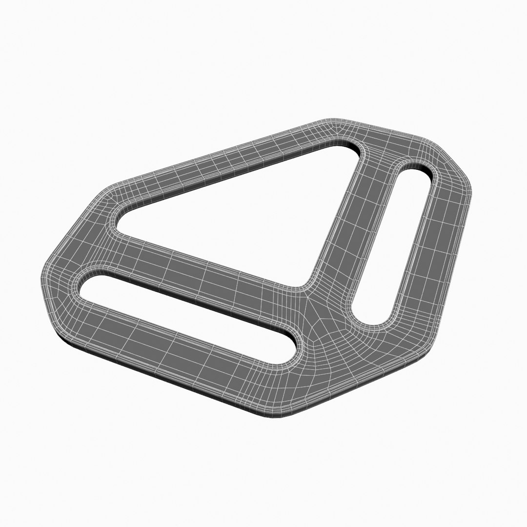 3D Triangle Slide Adjust Buckle Model - TurboSquid 1240556