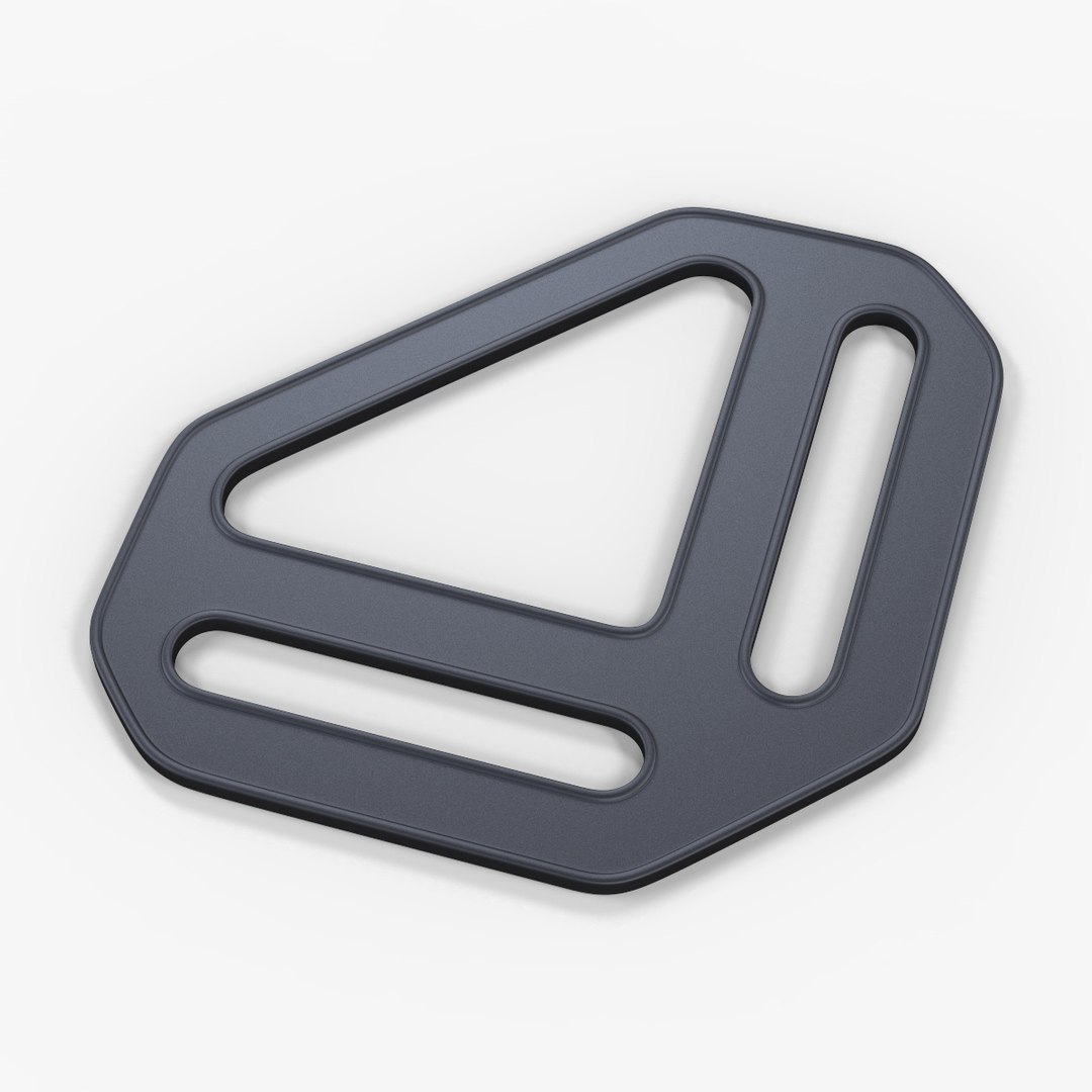 3D Triangle Slide Adjust Buckle Model - TurboSquid 1240556