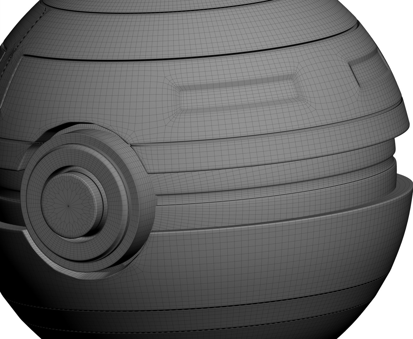 3D Model Pokemon Ball Realistic - TurboSquid 1265380