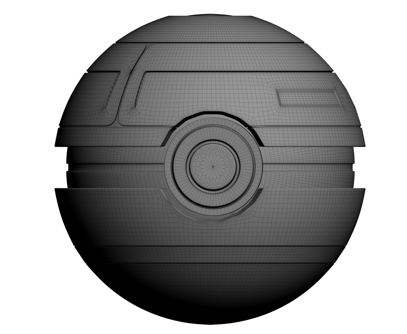 3D Model Pokemon Ball Realistic - TurboSquid 1265380