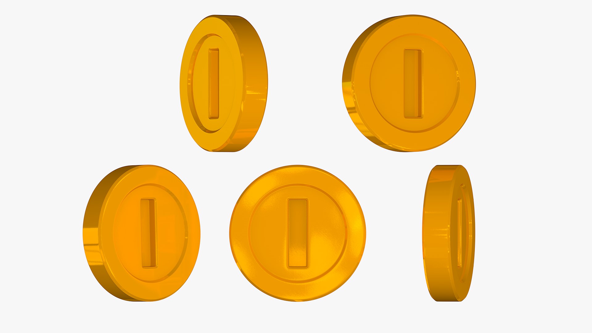 Gold Coin Mario bros Movie 3D model - TurboSquid 2056393