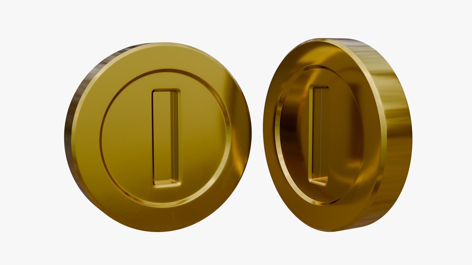 Gold Coin Mario Bros Movie 3D Model - TurboSquid 2056393