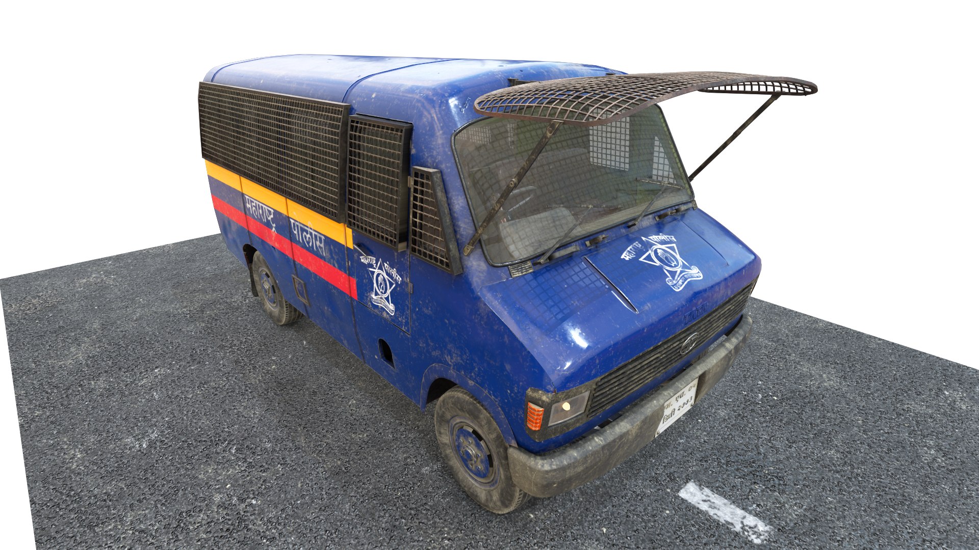 Police Van 3D - TurboSquid 1812682