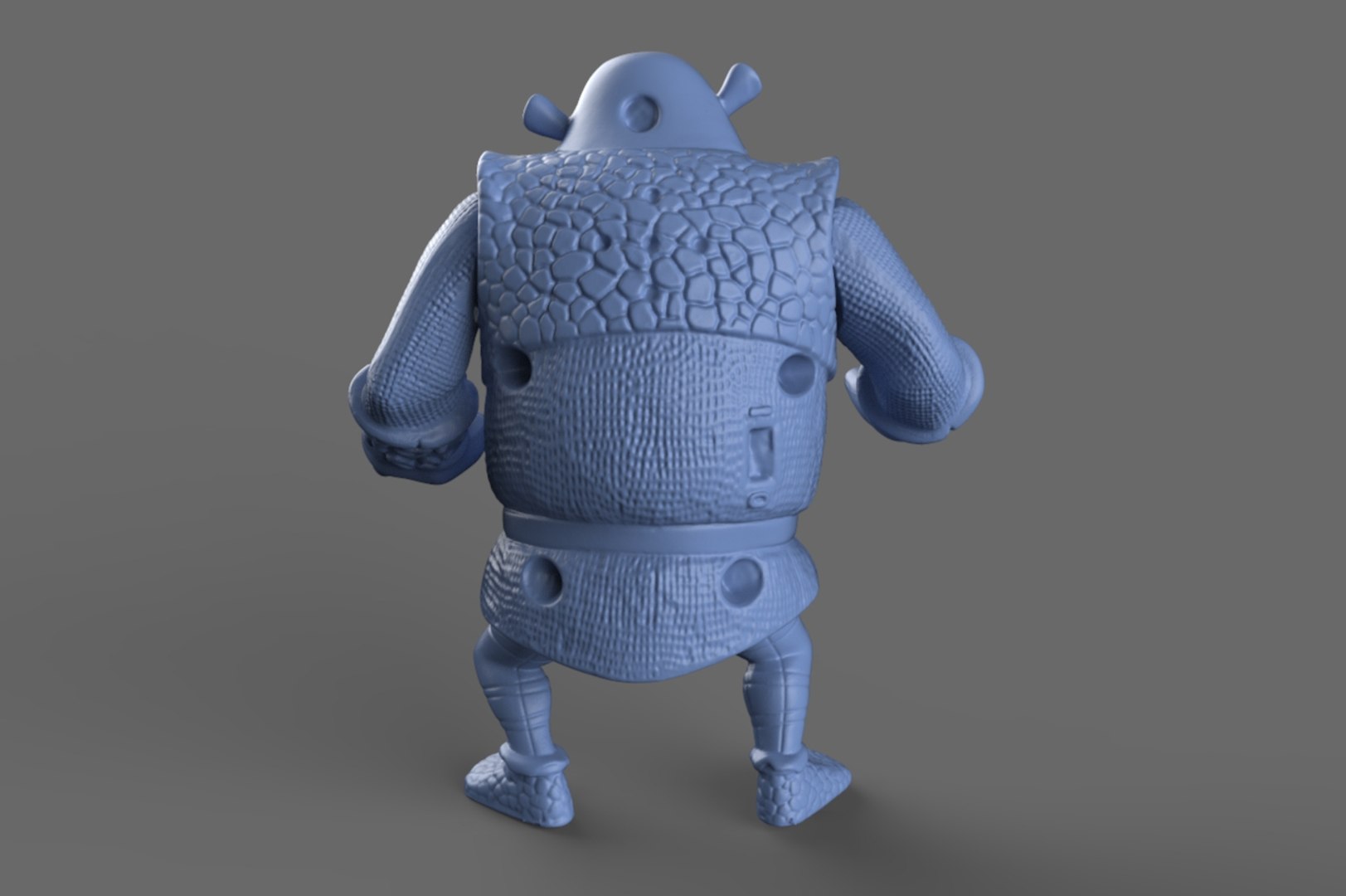3d Model Scan Shrek Toy
