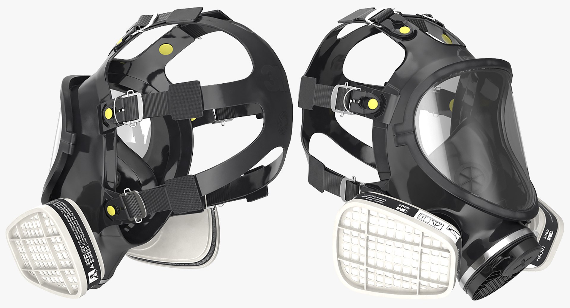 3D Safety Face Respirator - TurboSquid 1389460