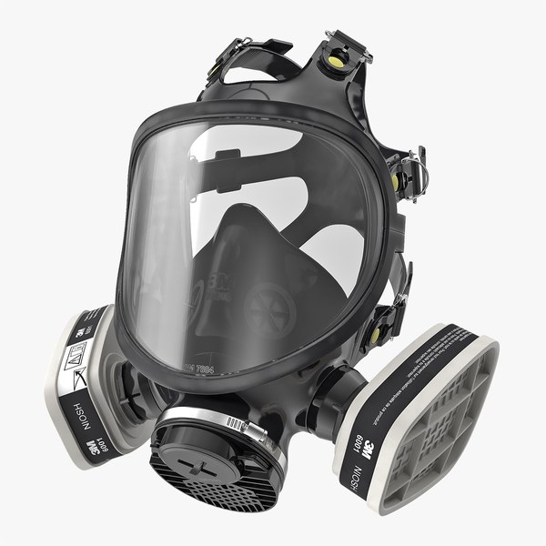 3D JSGPM M50 Full Face Gas Mask model - TurboSquid 1774124
