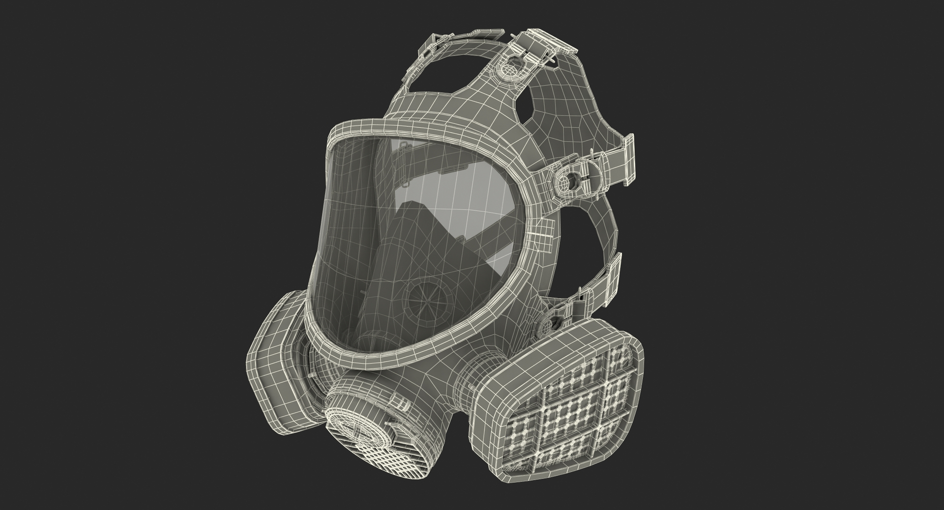 3D Safety Face Respirator - TurboSquid 1389460