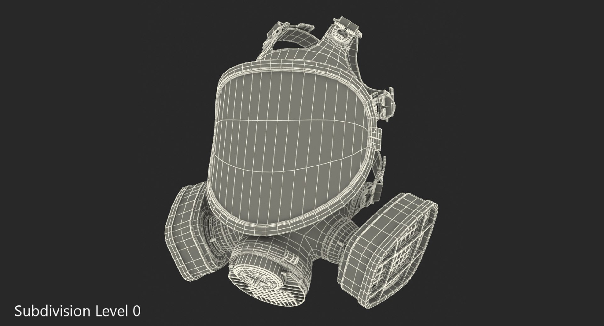 3D Safety Face Respirator - TurboSquid 1389460