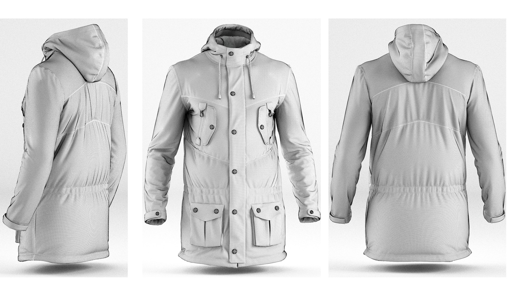 Jacket Winter Model - TurboSquid 1687160