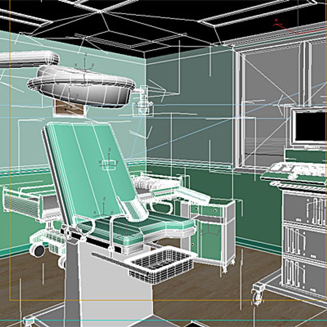 3d Examination Hospital Model