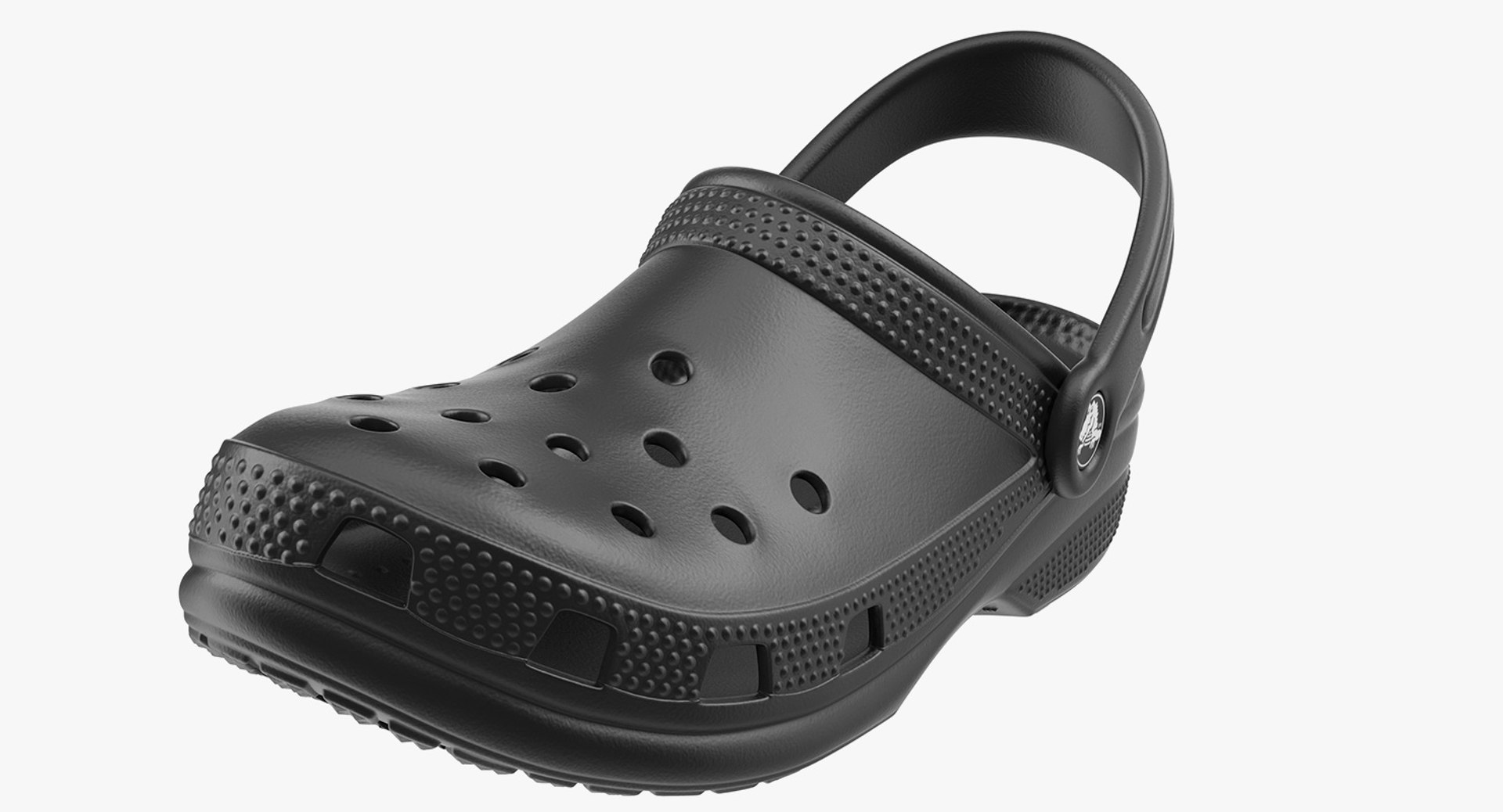 3D Crocs Coast Clog Black Plastic - TurboSquid 1425547