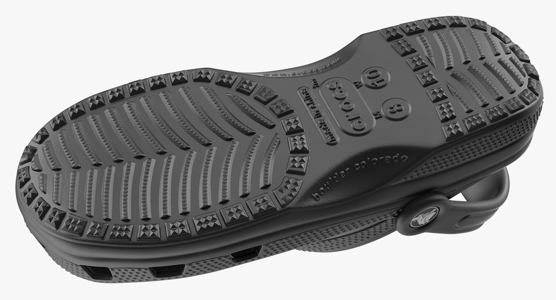 3D Crocs Coast Clog Black Plastic - TurboSquid 1425547