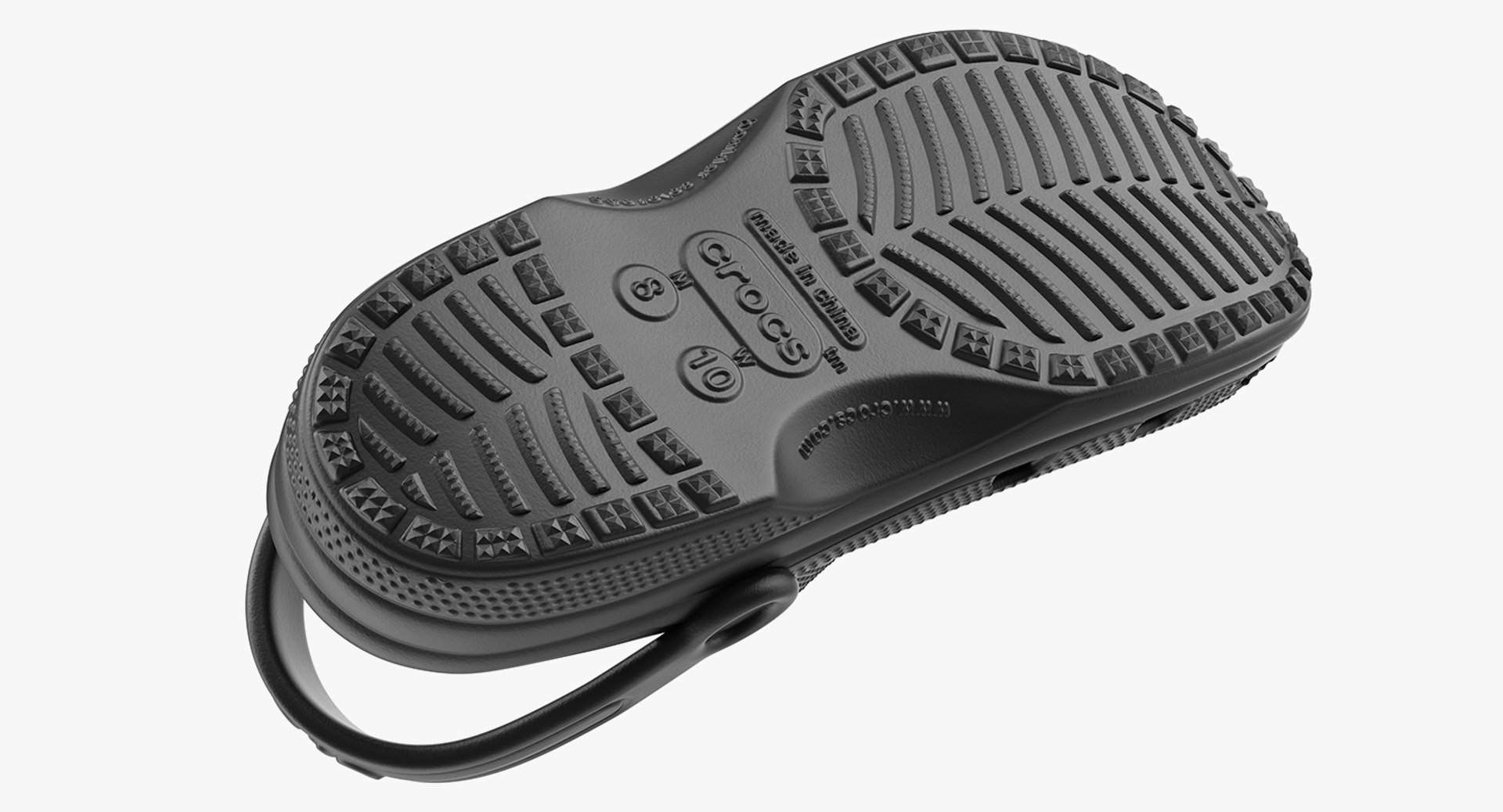 3D Crocs Coast Clog Black Plastic - TurboSquid 1425547