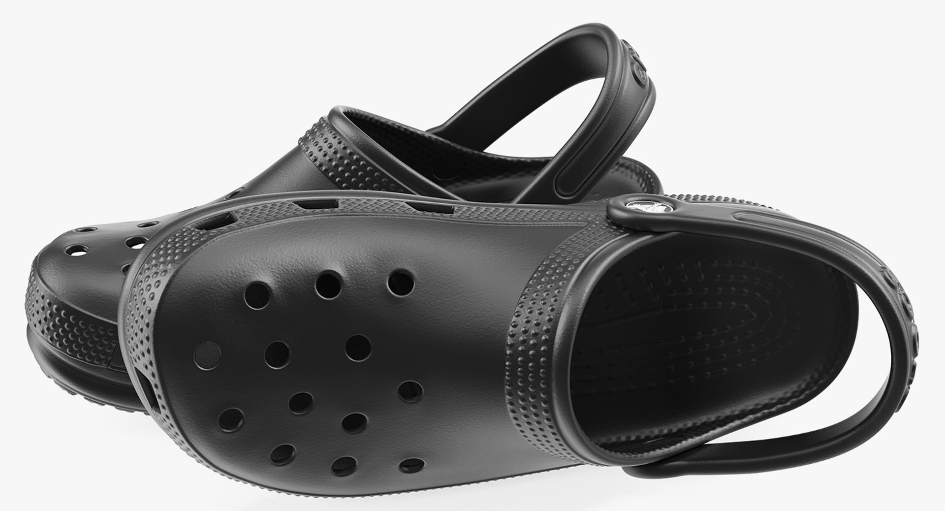 3D Crocs Coast Clog Black Plastic - TurboSquid 1425547