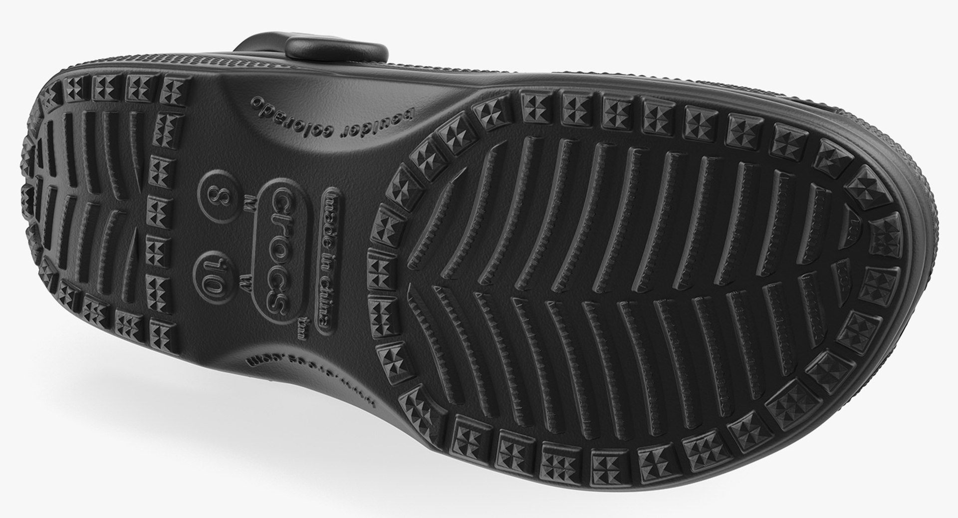 3D Crocs Coast Clog Black Plastic - TurboSquid 1425547
