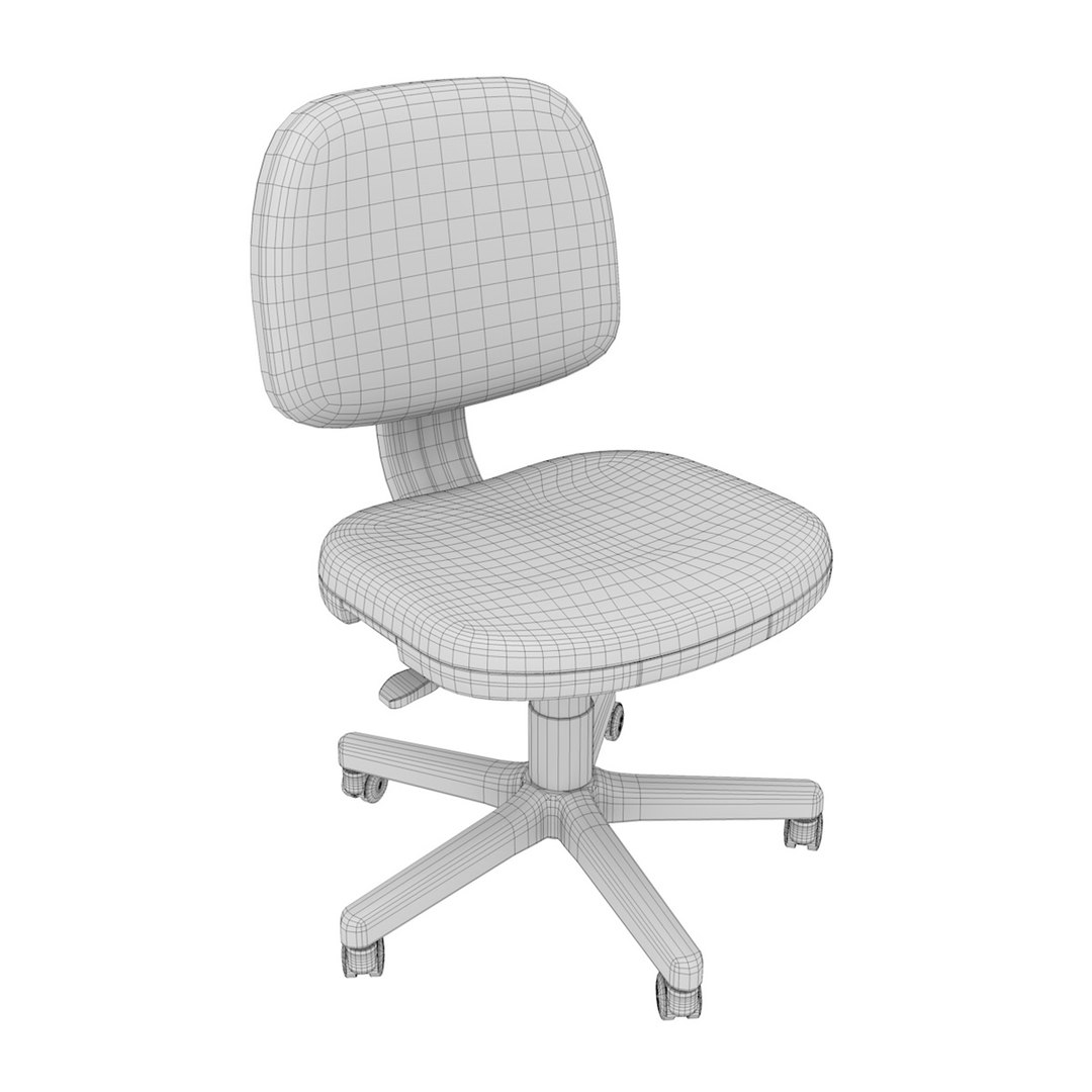 Office Desk Chair 3D Model - TurboSquid 1425619