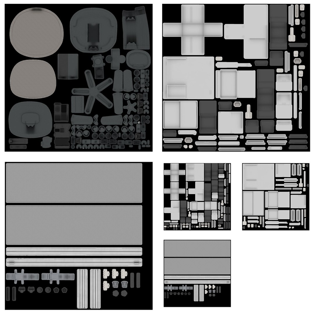 Office Desk Chair 3D Model - TurboSquid 1425619