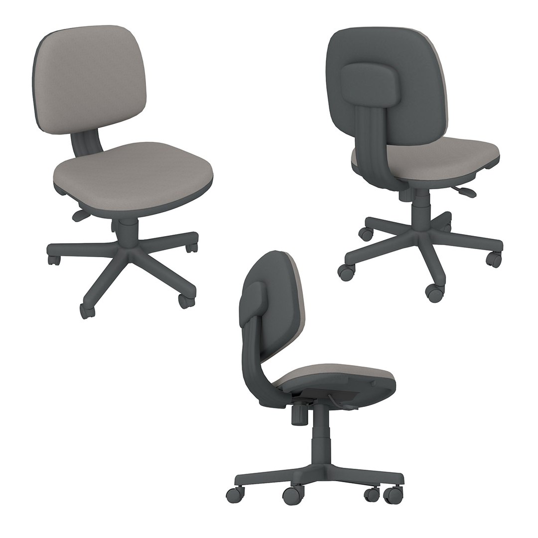 Office Desk Chair 3D Model - TurboSquid 1425619