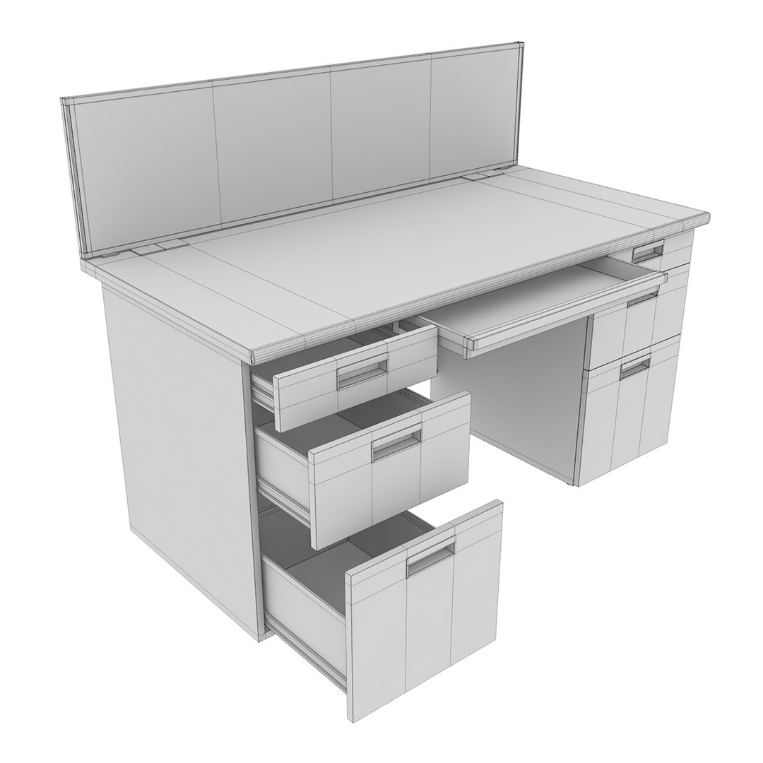Office Desk Chair 3D Model - TurboSquid 1425619