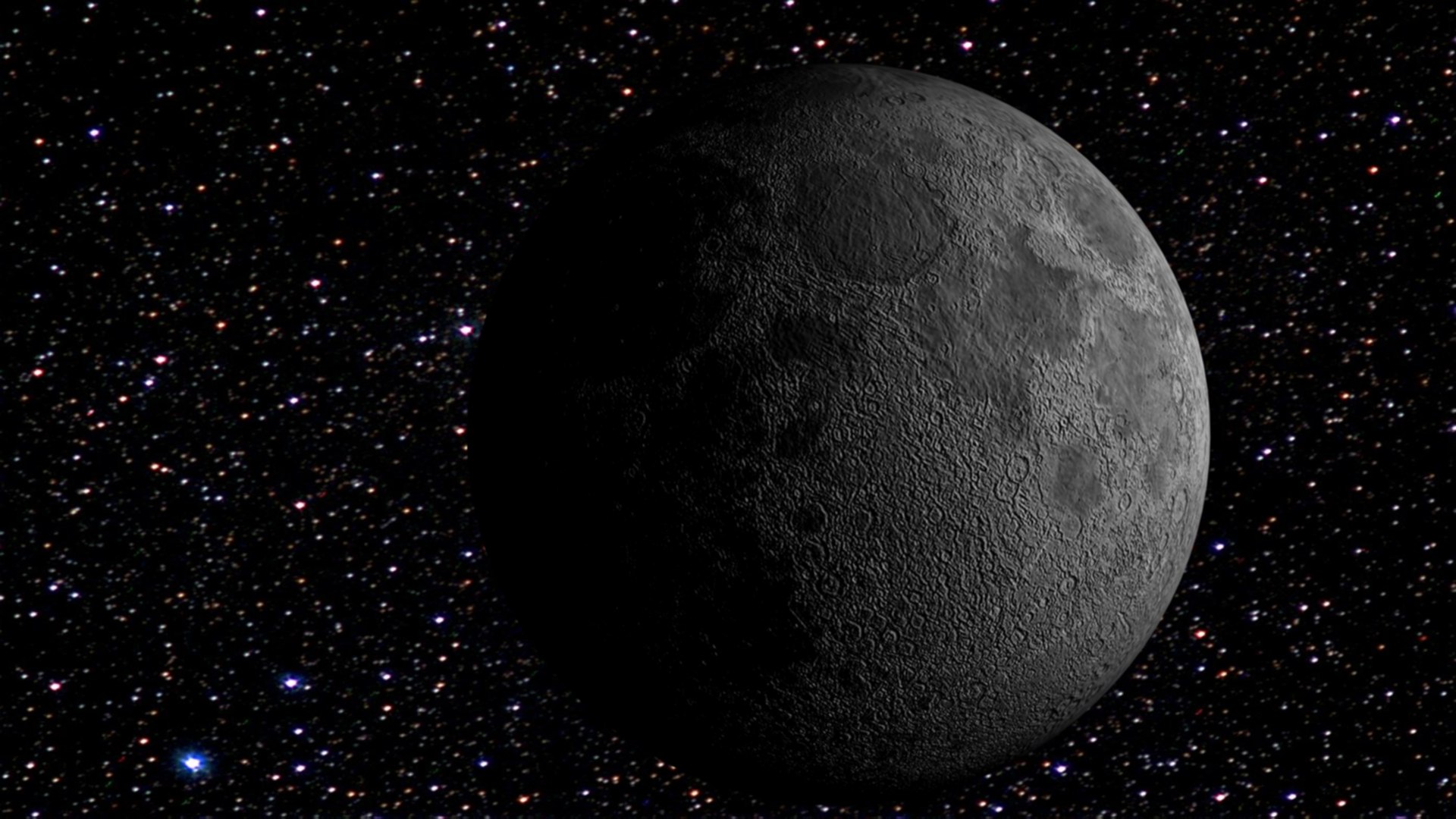 3dsmax realistic moon