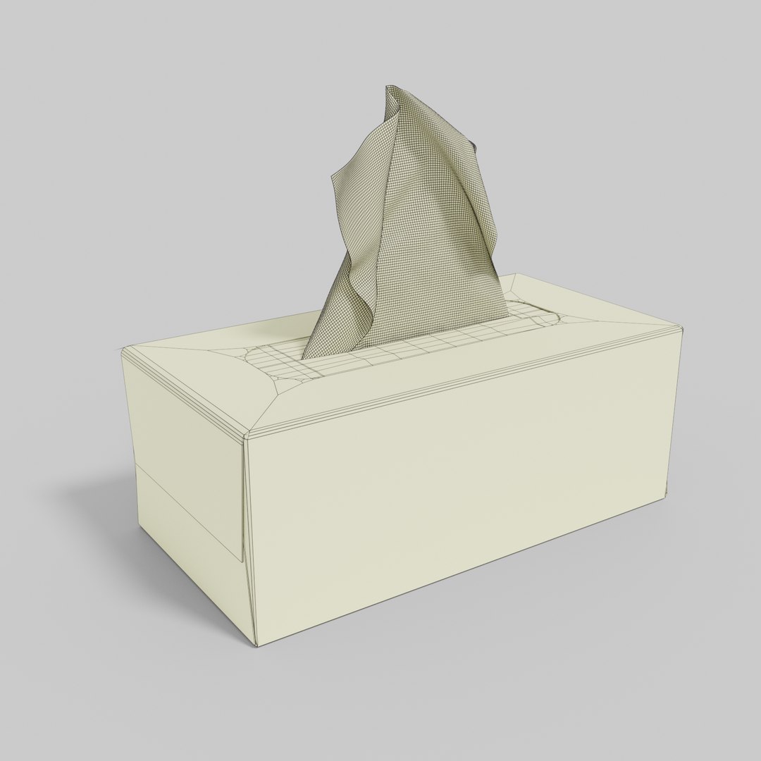 3D Model Tissue Box - TurboSquid 1565351