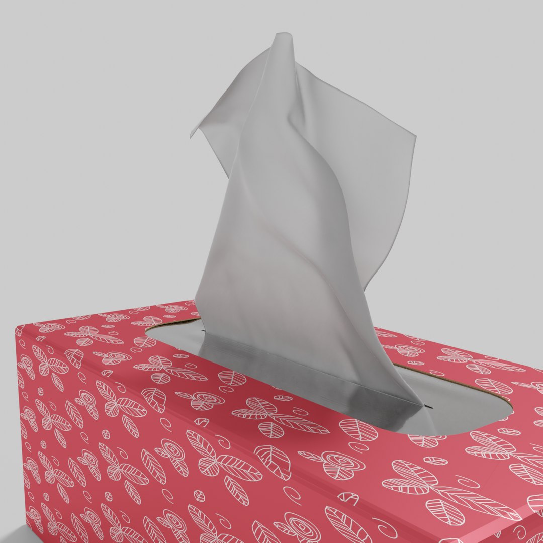 3D Model Tissue Box - TurboSquid 1565351