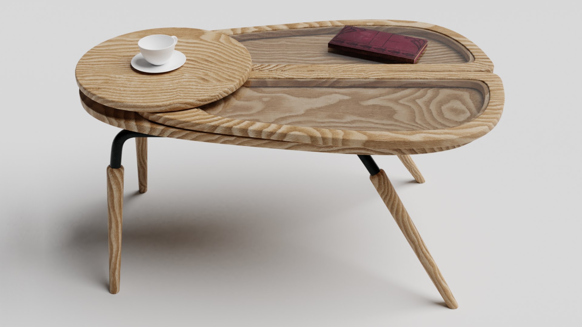 Beetle Coffee Small Table Model - TurboSquid 1949726