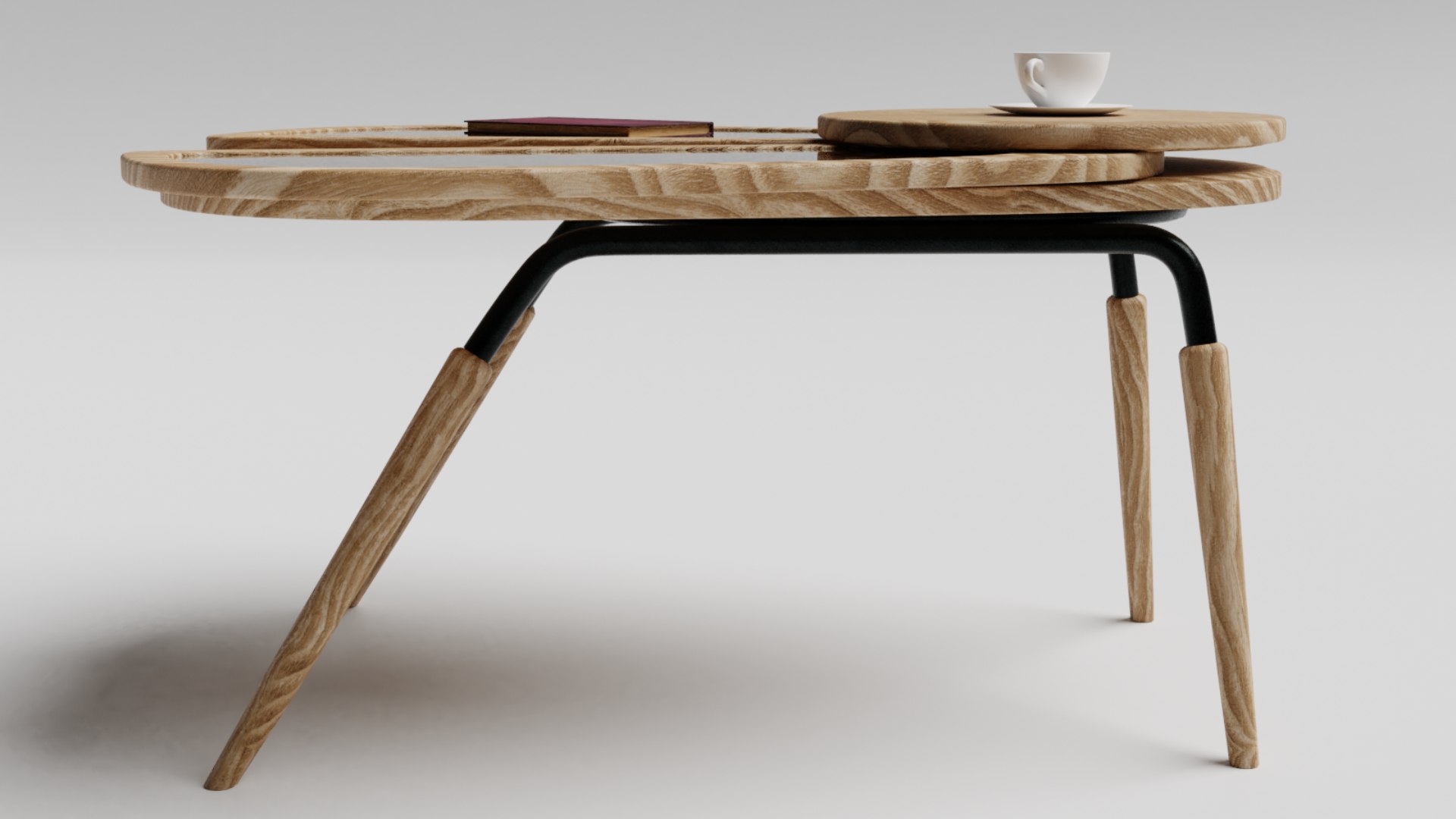 Beetle Coffee Small Table Model - TurboSquid 1949726