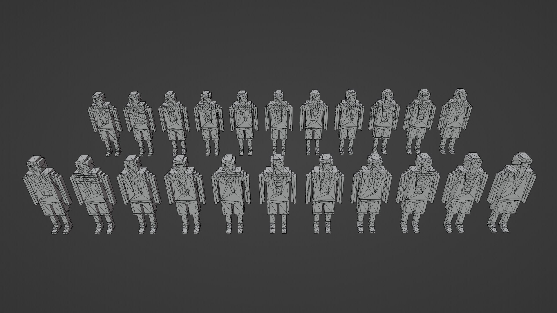 Voxel Basketball Team Players 3D - TurboSquid 2064455