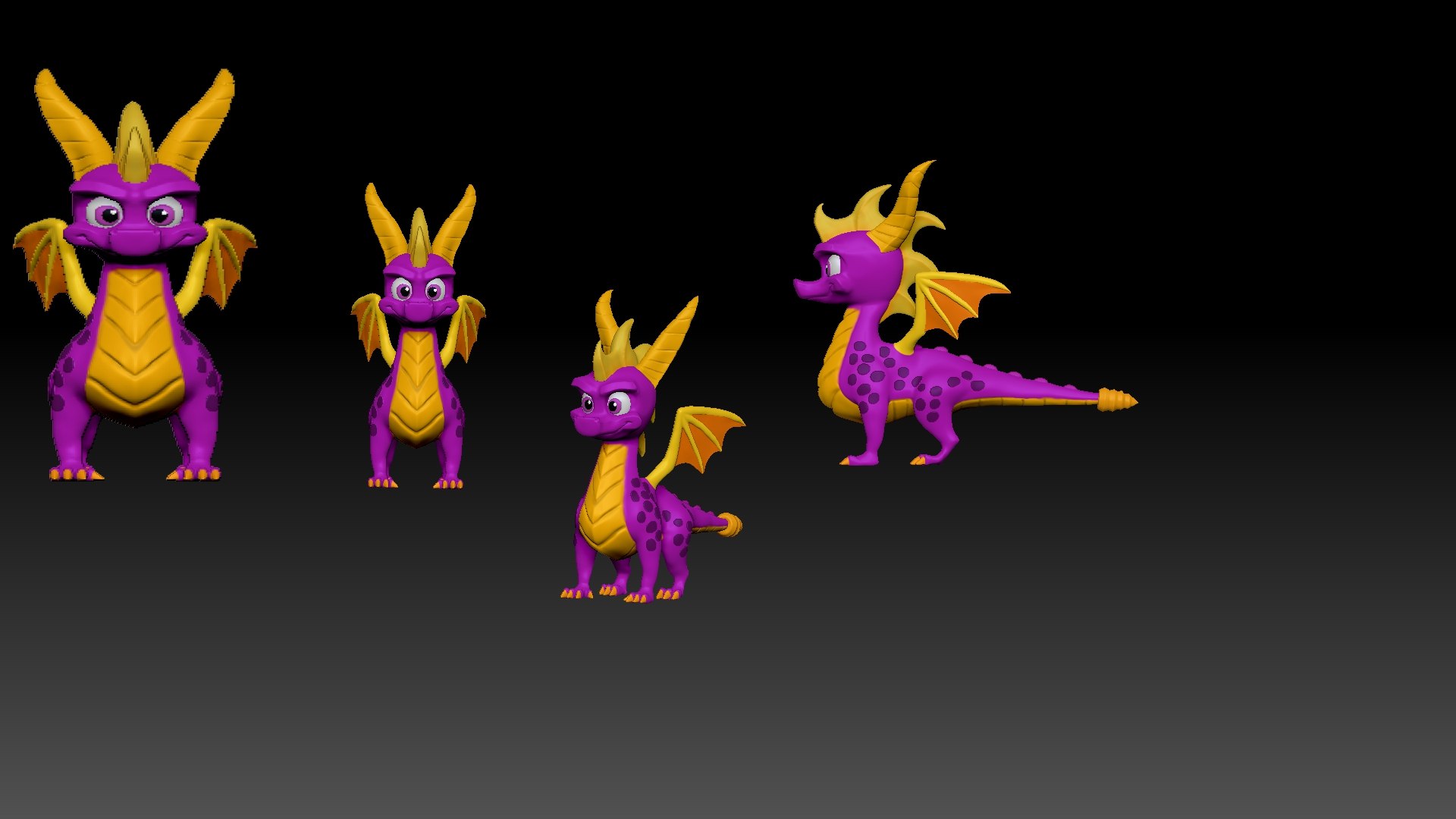 Spyro 3D Model - TurboSquid 1363233