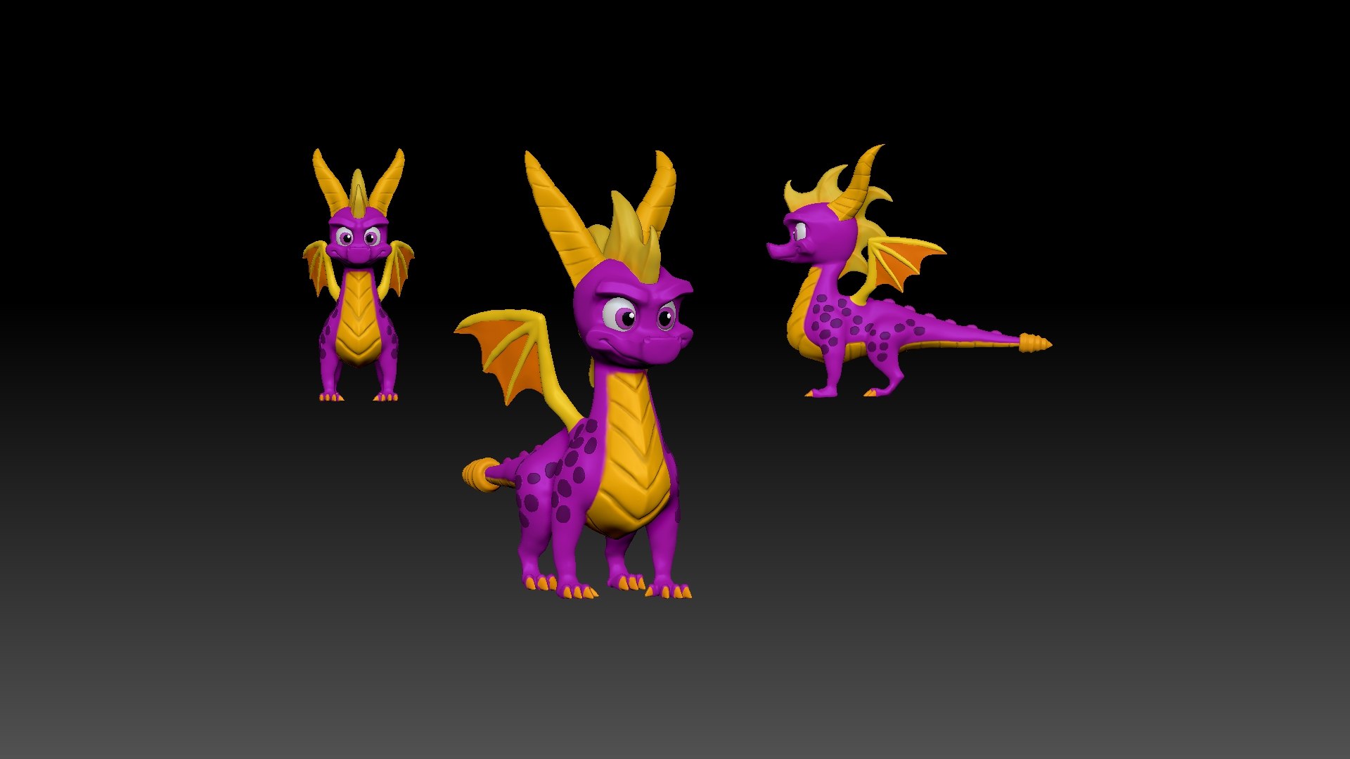 Spyro 3D Model - TurboSquid 1363233
