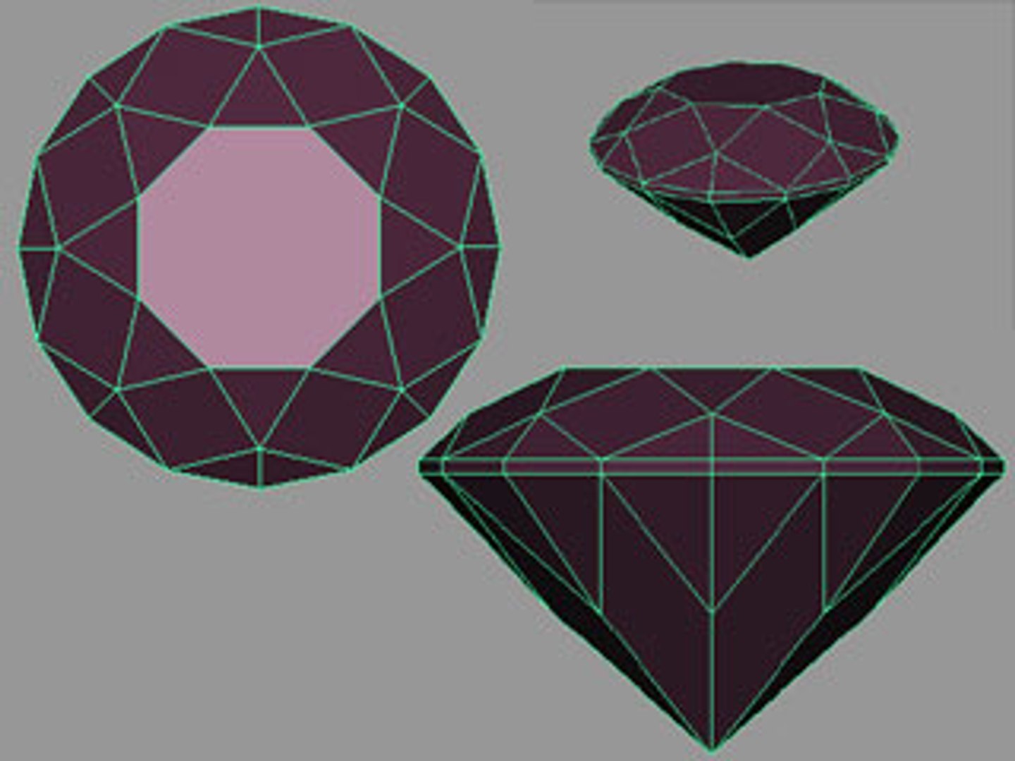 Cut Diamond 3d Model