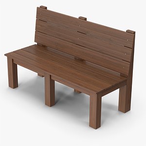 Free Wooden Bench 3D Models for Download | TurboSquid