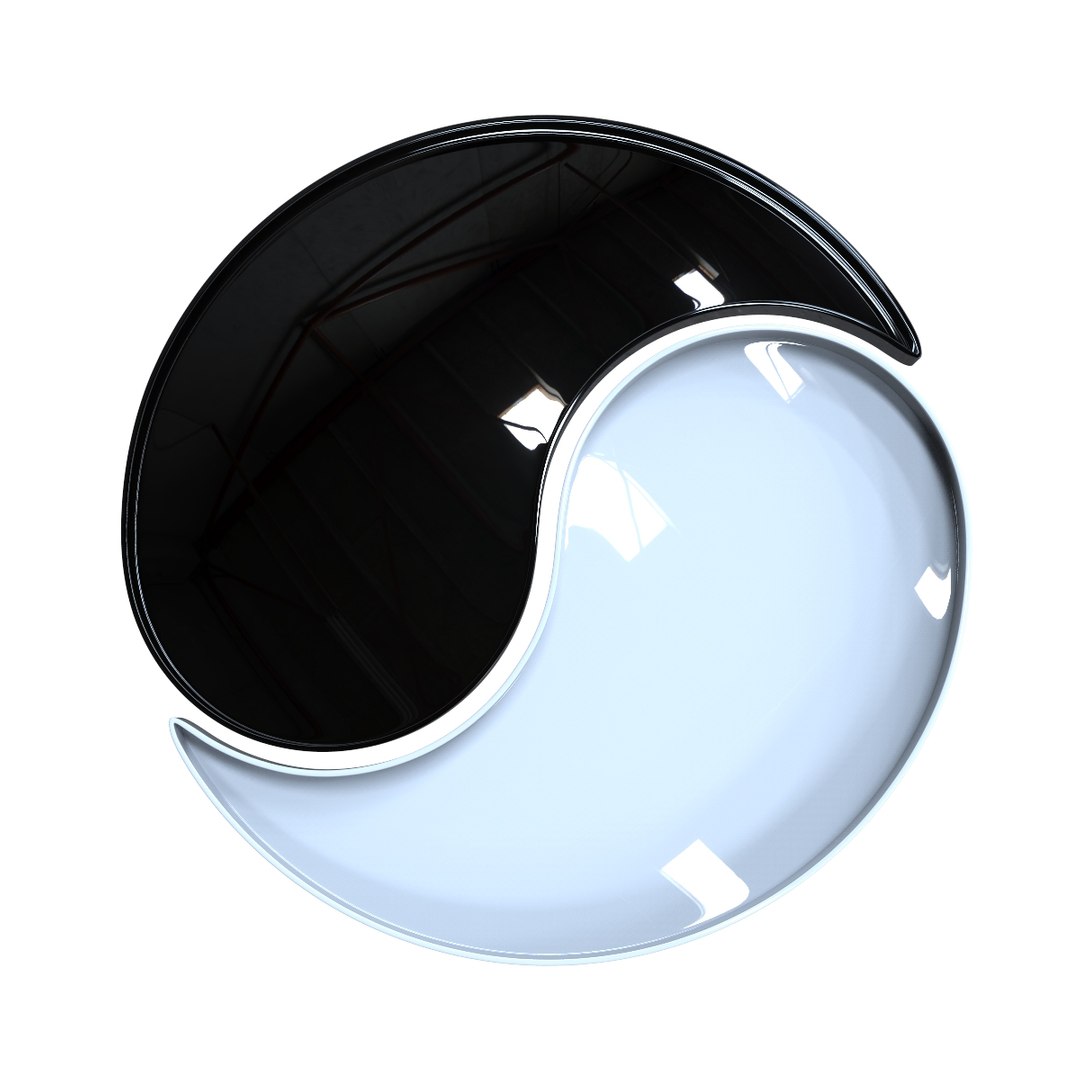 3D Model Yin Yan Tray - TurboSquid 1263229