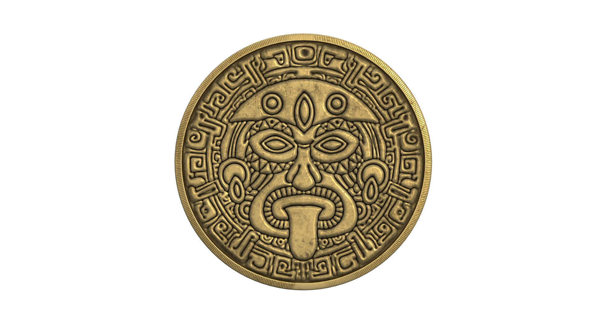 Maya Coin 3D model - TurboSquid 2121659
