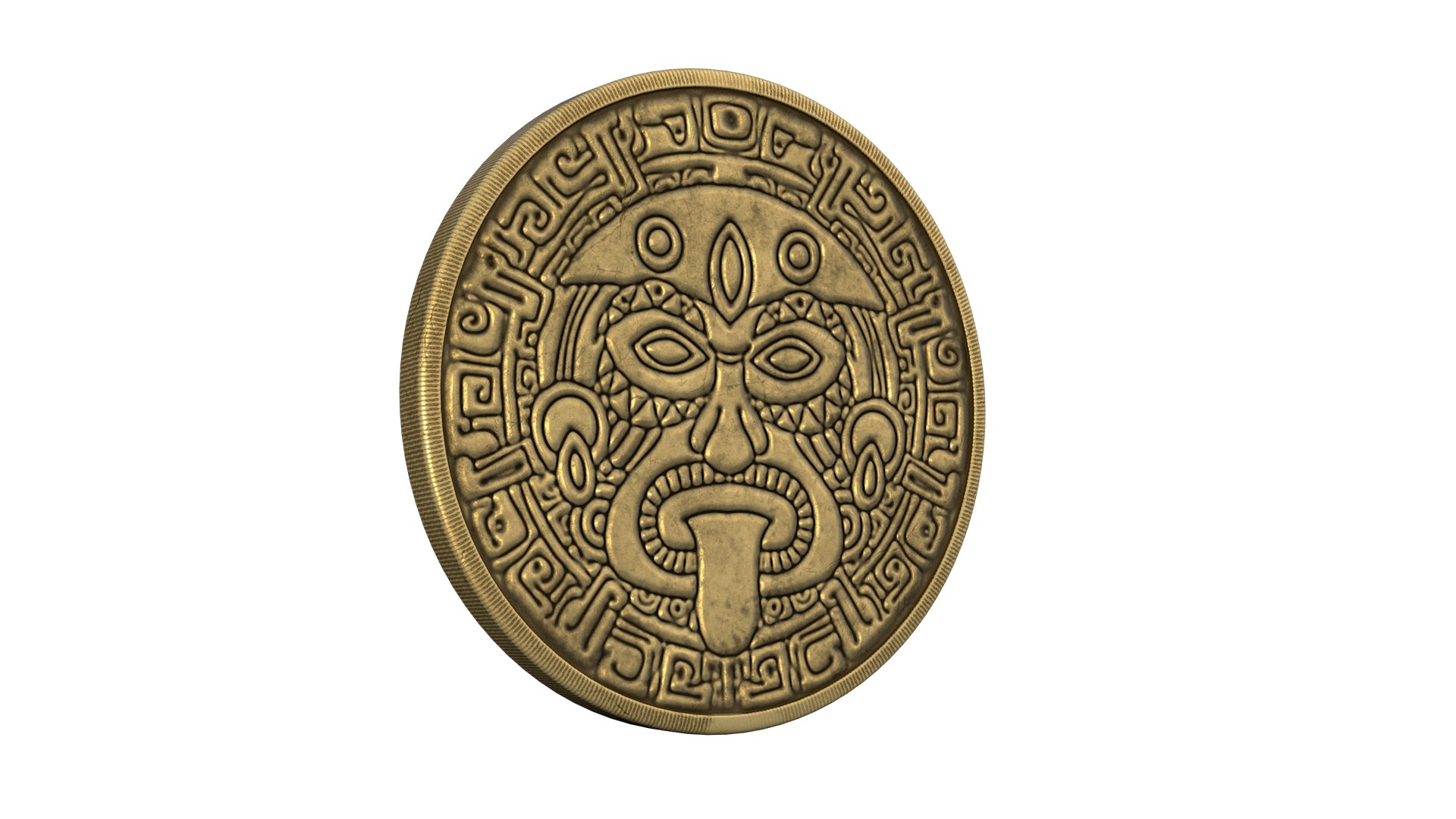 Maya Coin 3D model - TurboSquid 2121659