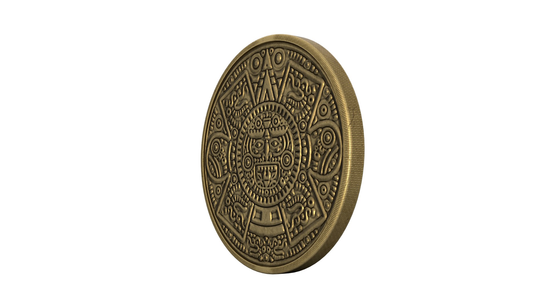 Maya Coin 3D model - TurboSquid 2121659