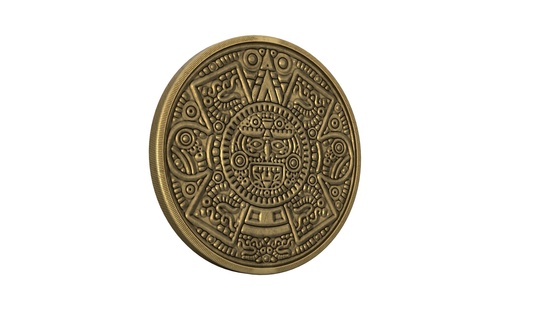 Maya Coin 3D model - TurboSquid 2121659