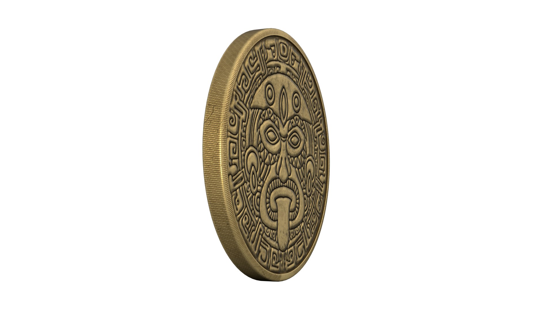Maya Coin 3D model - TurboSquid 2121659