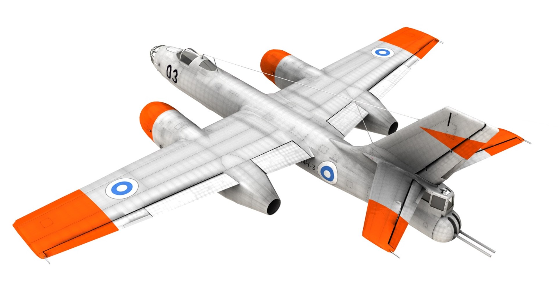 Ilyushin Il-28 Beagle Bomber 3D Model - TurboSquid 1174586